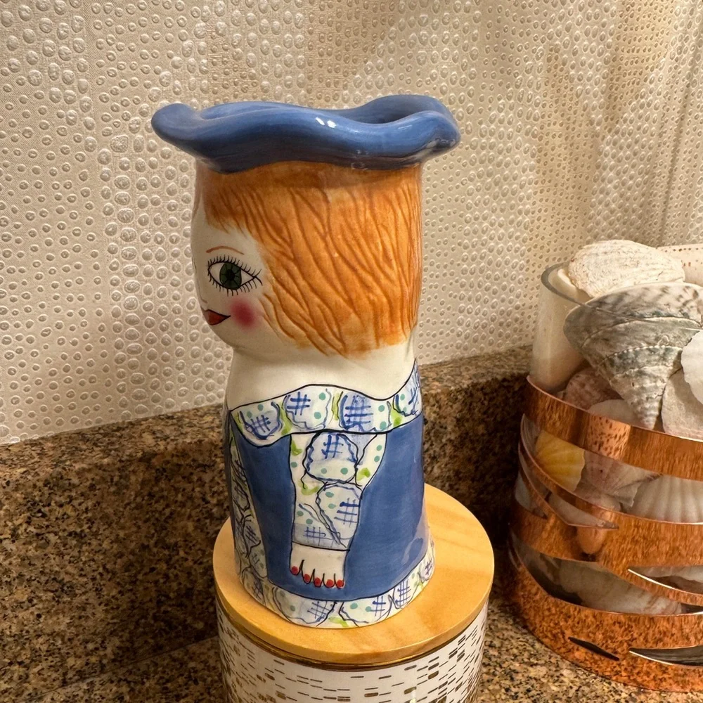 Art | Susan Paley Mini Vase Meg Handcrafted Blue And White Ceramic Art ...